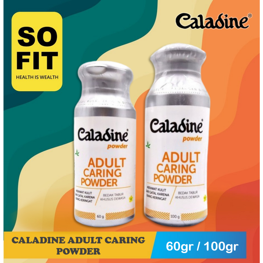 Jual Caladine Powder Adult Caring Powder 60gr & 100gr - Caladin Bedak ...