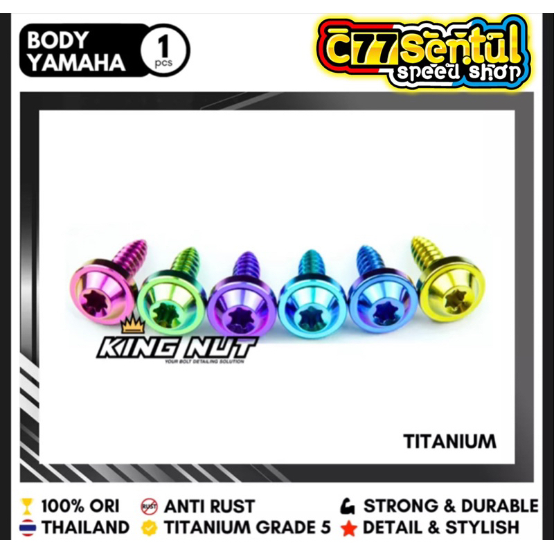 Jual baut titanium baut body yamaha honda titanium baut body vario baut ...