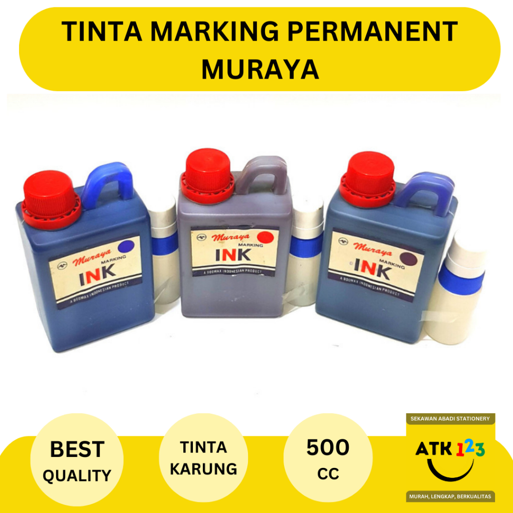 Jual MURAYA Tinta Karung Tinta Marking Merk Muraya + Botol Tulis (500mL ...