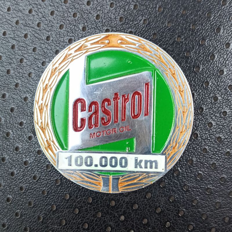Jual vintage Castrol 100 rb km logo emblem badge oli | Shopee Indonesia