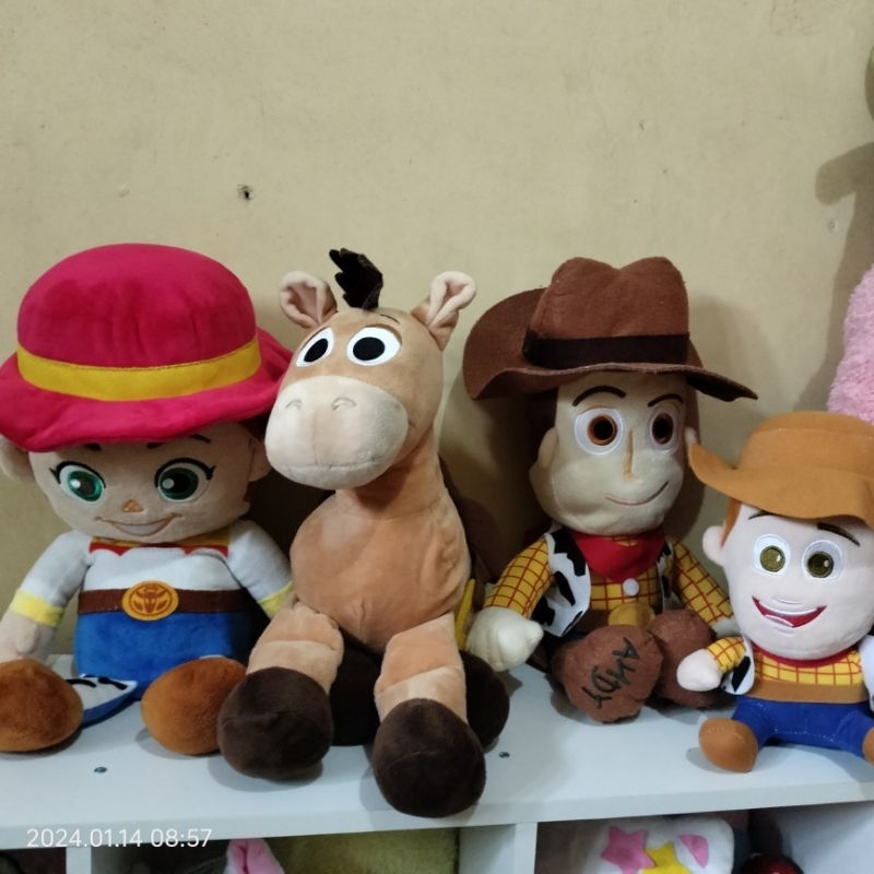 Jual BONEKA TOYS STORY ORIGINAL ANDY WOODY JESSIE BULLSEYE | Shopee ...
