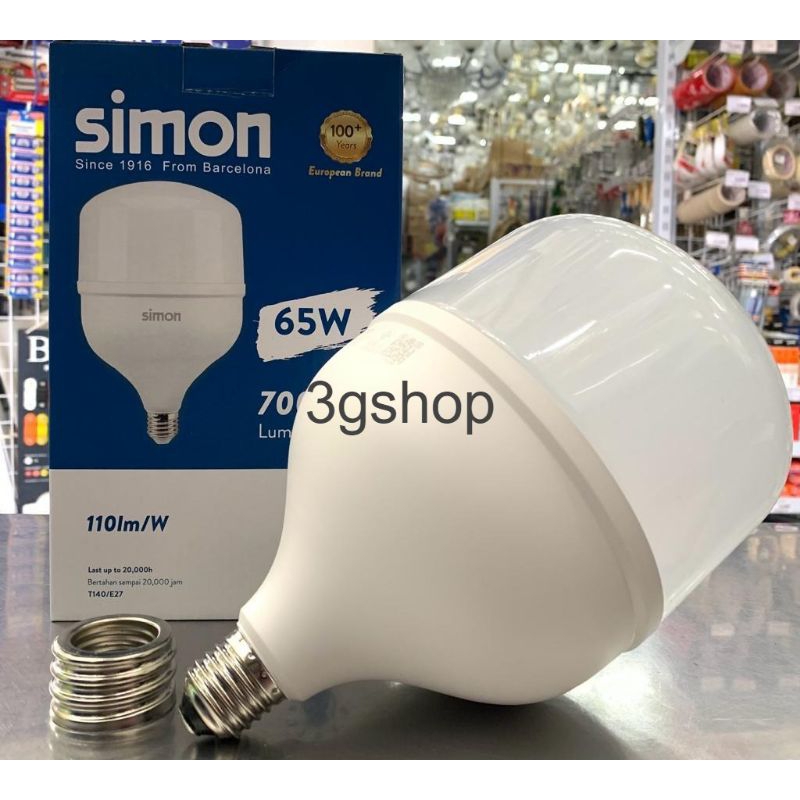 Jual BOLA LED KAPSUL VALOR 65W SIMON 6500K | Shopee Indonesia