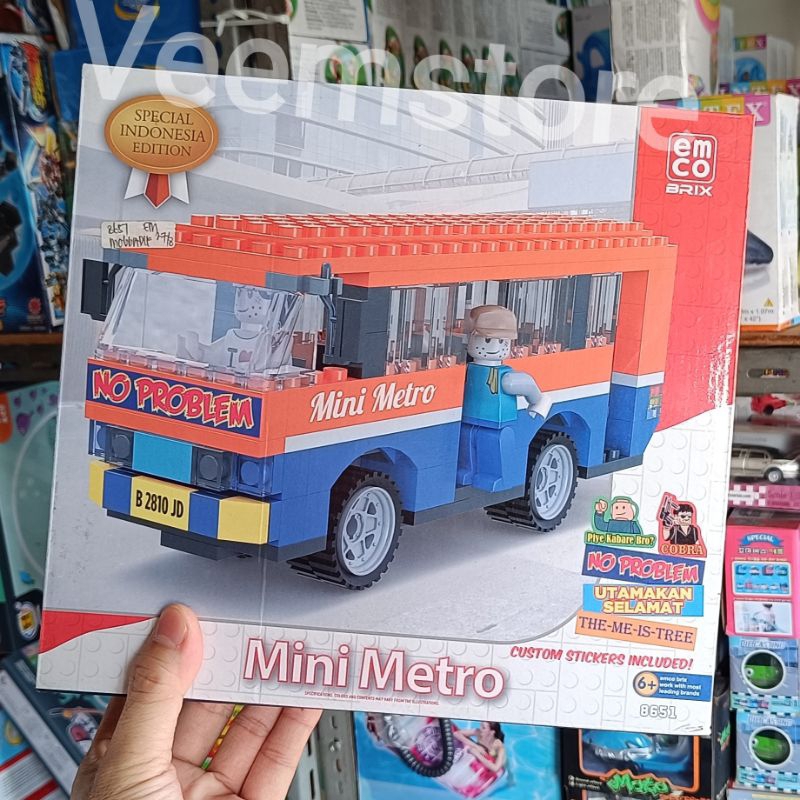 Jual Brick Mainan Rakit Block Metro Mini Jakarta Special Edition ...