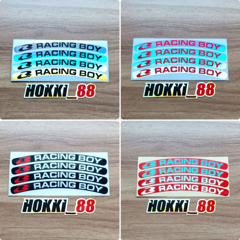 Jual Stiker cutting Velg RCB racing boy sticker Velk pelek motor ...