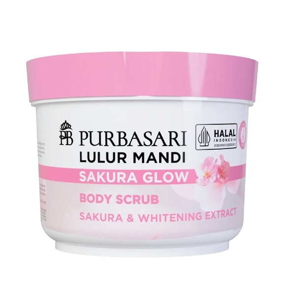Jual PURBASARI LULUR MANDI SAKURA GLOW 100GR & WHITENING EXTRACK ...