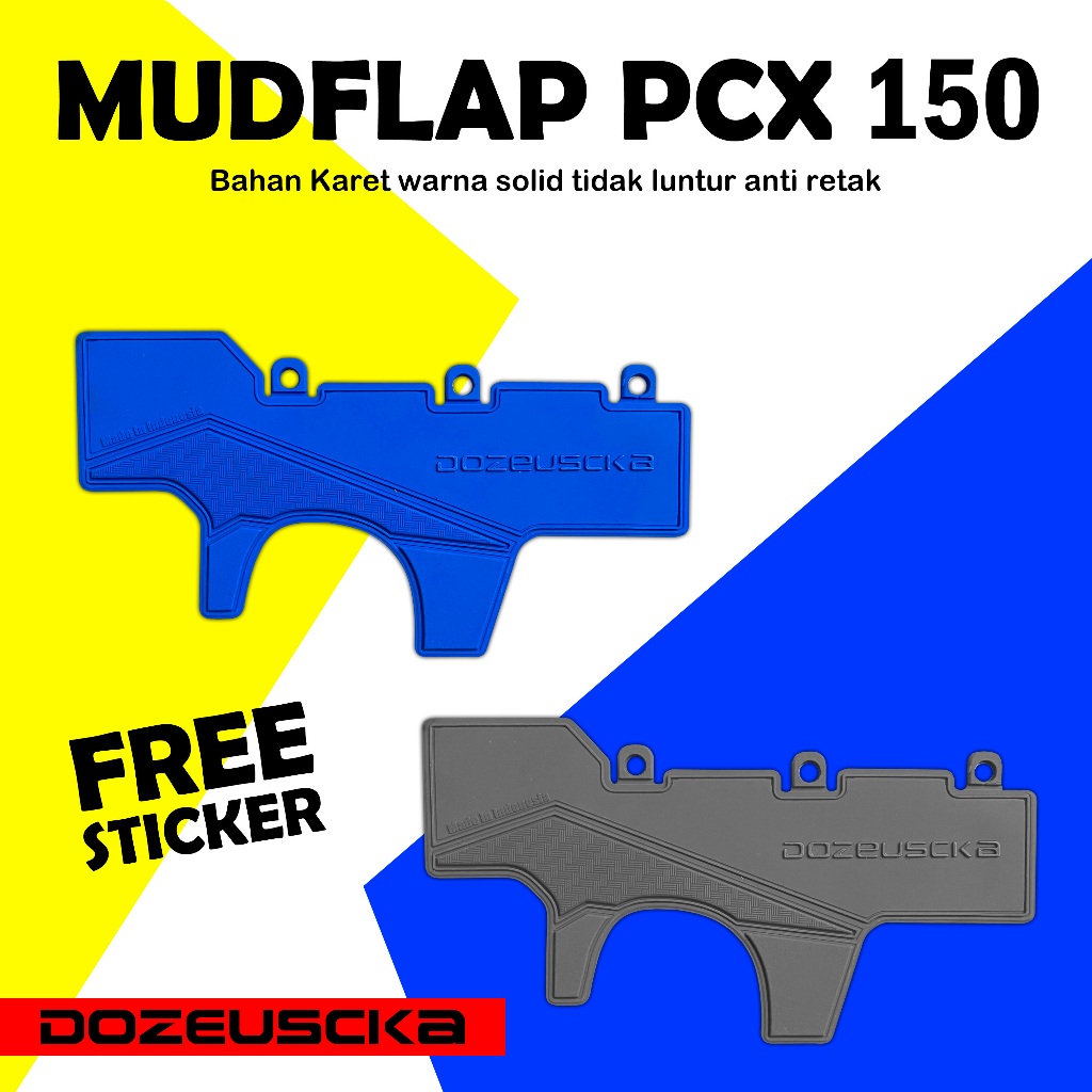 Jual Dozeuscka Mudflap PCX 150 Karpet Lumpur Anti Retak Bahan Premium ...