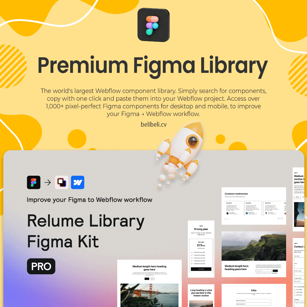 Jual Relume Library Figma Kit PRO | Shopee Indonesia