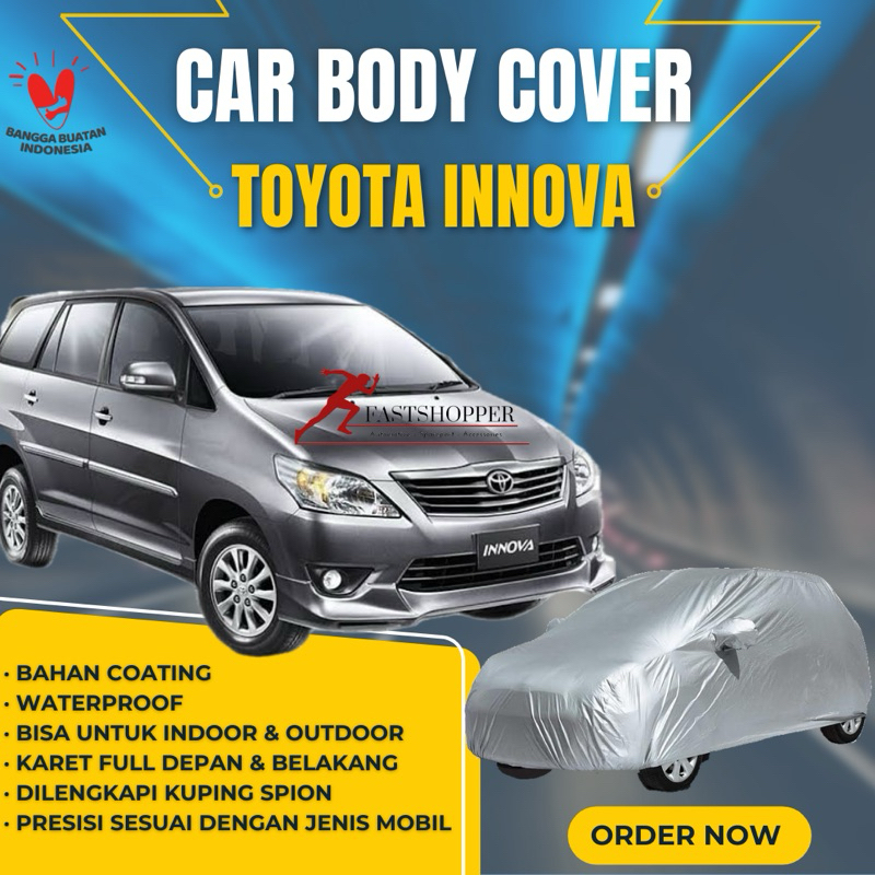 Jual SARUNG COVER BODY MOBIL TOYOTA INNOVA / NEW INNOVA REBORN 2016 ...