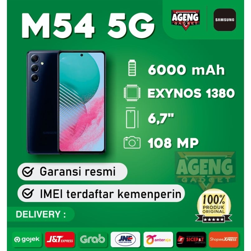 Jual Samsung M54 5g 8 256 Garansi Resmi Samsung Indonesia 100 Original