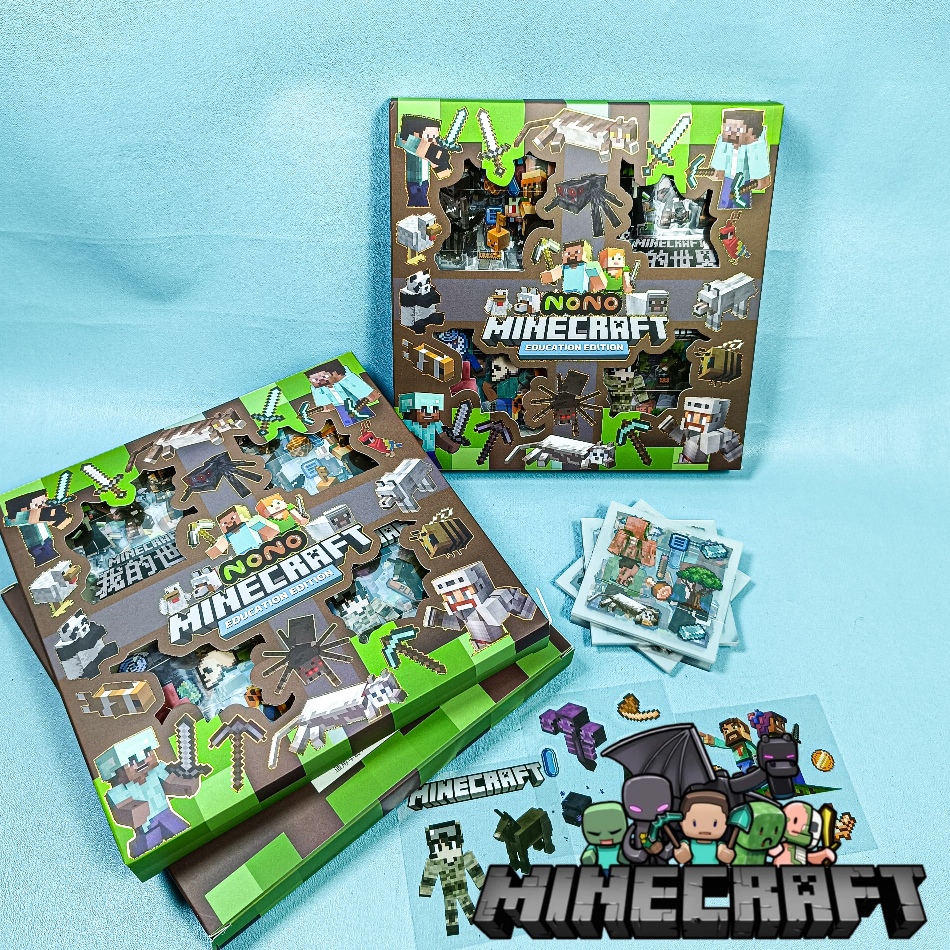 Jual MINECRAFT ROBLOX Sticker Big Box isi 100 Lembar Aesthetic ...
