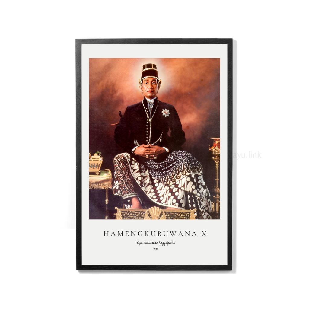 Jual Poster Lukisan Cetak " Sultan Hamengkubuwono X - Raja Keraton ...