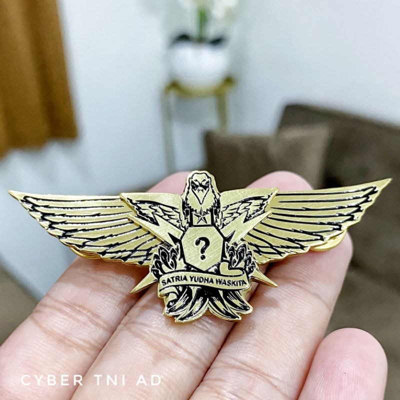 Jual Brevet Brivet Wing Cyber TNI AD | Shopee Indonesia