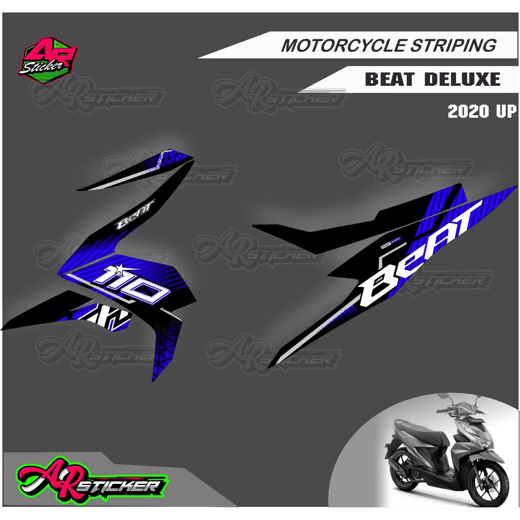 Jual striping beat deluxe 110 / striping beat deluxe / striping beat ...