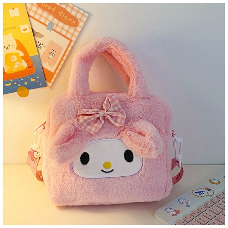 Jual VF97462 - Tas Bulu Karakter Anak Kekinian Tas Selempang Anak ...