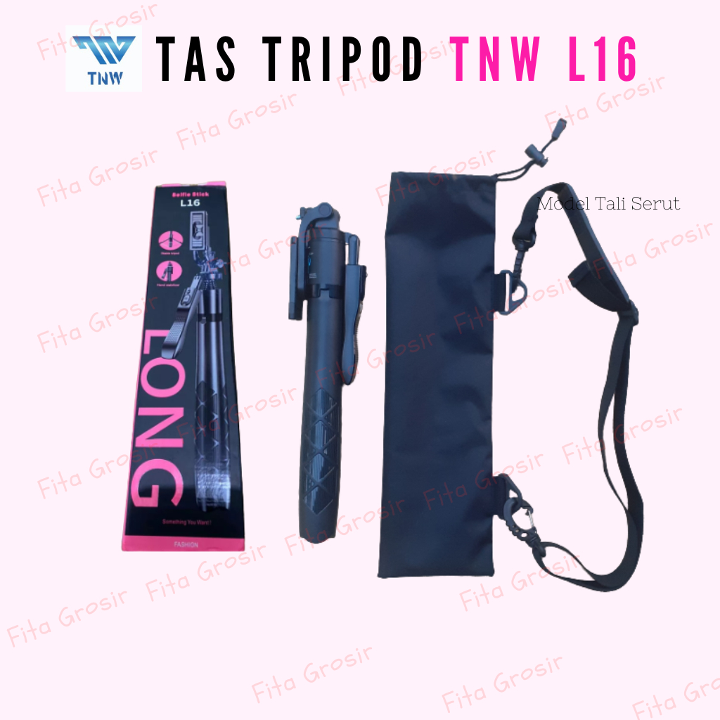 Jual PROMO TAS TRIPOD TONGSIS TNW L16 BAHAN WATERPROOF WARNA HITAM ...