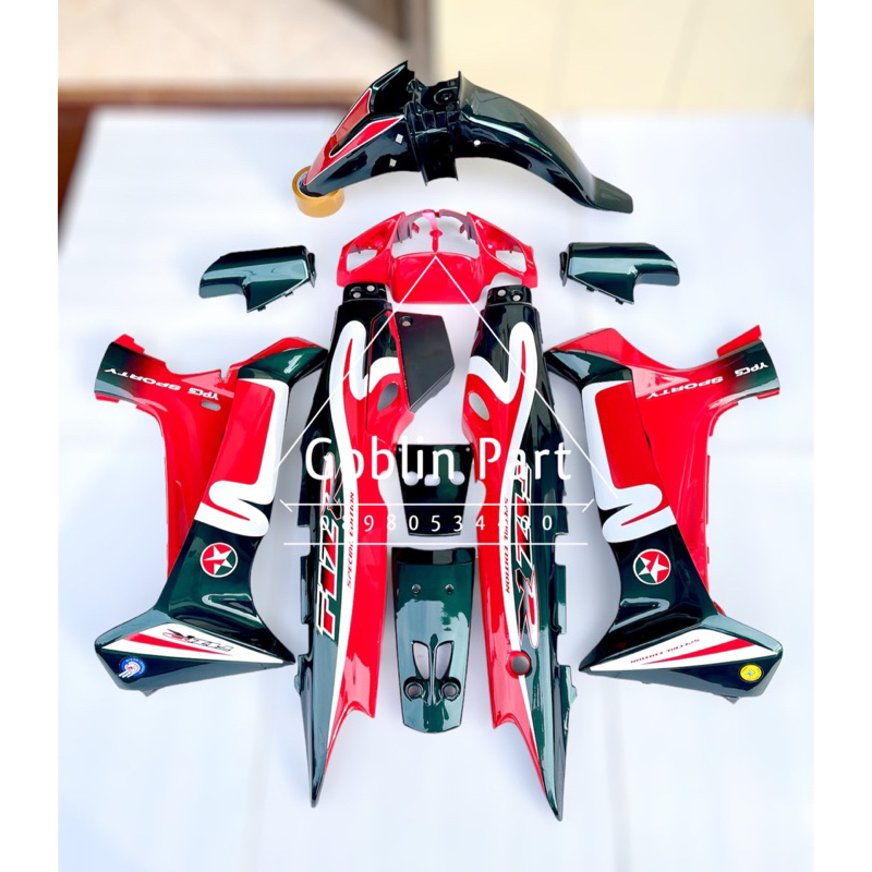Jual Cover Body Fizr F1zr Caltex Kaltek Hijau Botol Cover Body Yamaha ...