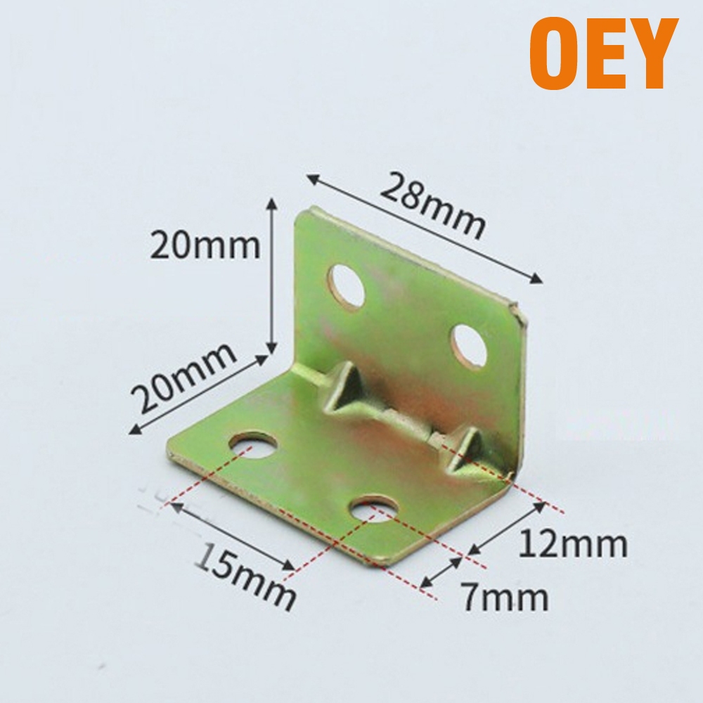 Jual 28MM SP-BE SIKU PERSEGI BESI ZINC SUDUT MINI 28 x 20 x 20 MM ...