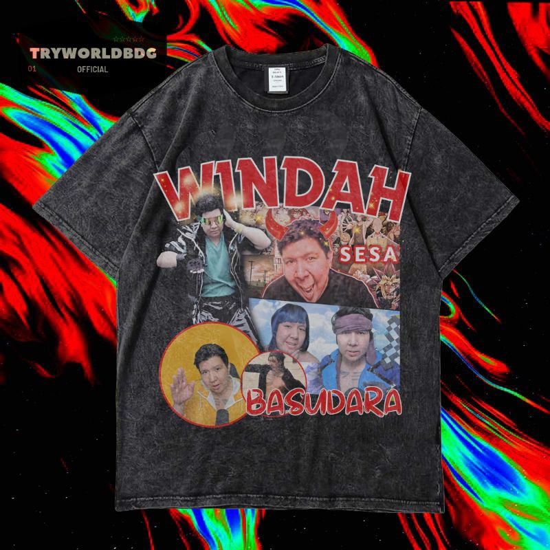 Jual TRYWORLDBDG OFFICIAL "WINDAH BASUDARA" KAOS OVERSIZED | KAOS ...