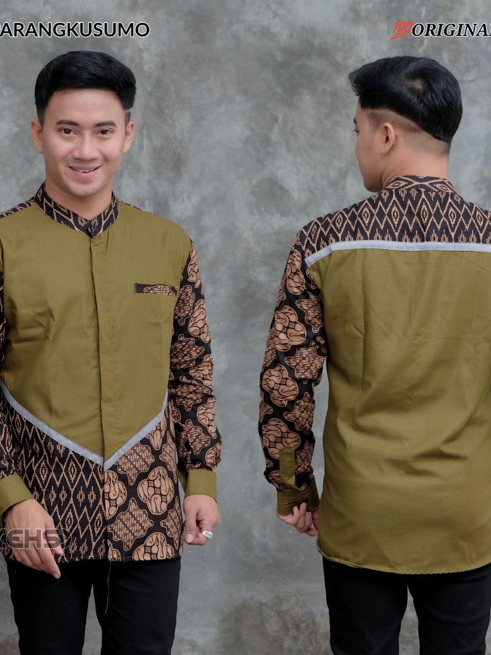 Jual BAJU KOKO MODEL PARANG KUSUMO MOTIF KOMBINASI BATIK TERBARU 2024 ...
