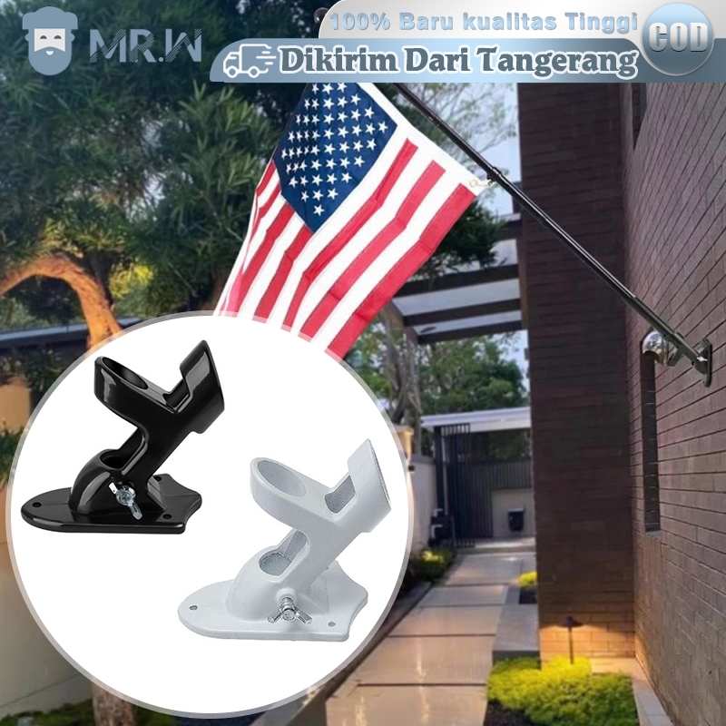 Jual Bracket Holder Tiang Bendera Dinding Dudukan Tiang Bendera Braket ...