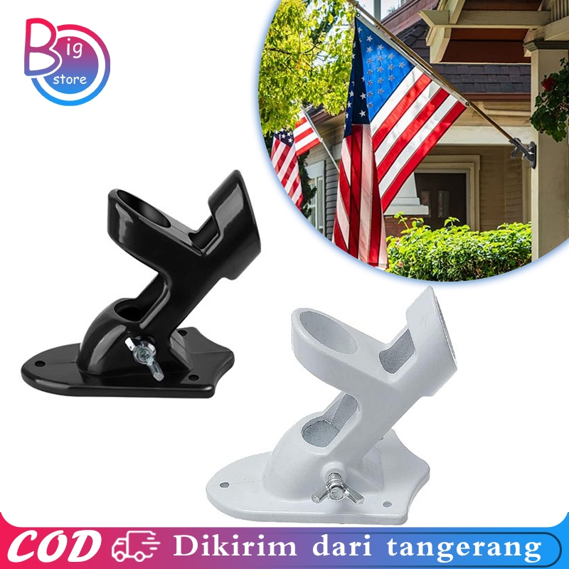 Jual Dudukan Tiang Bendera Holder Tiang Bendera Dinding Bracket Braket ...