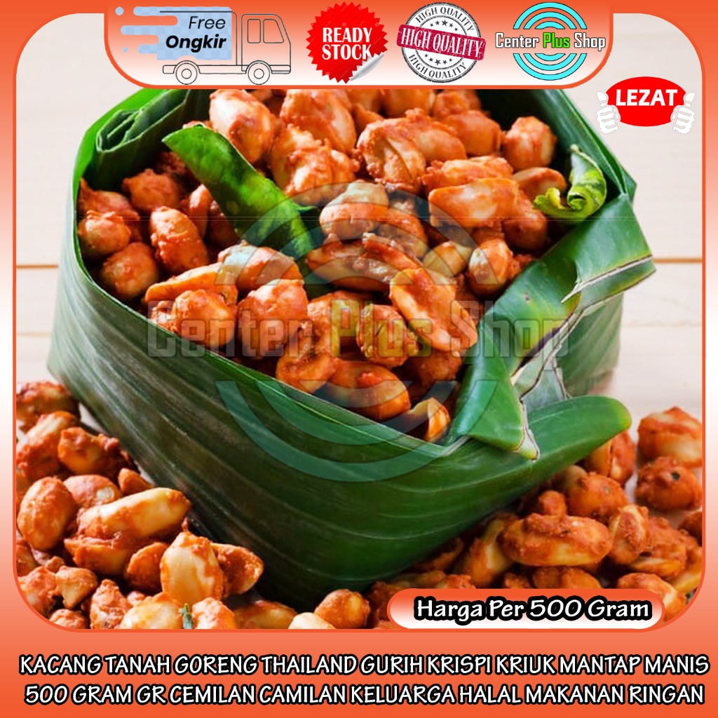 Jual Kacang Tanah Goreng Thailand Jajanan Cemilan Manis Rasa Enak Lezat ...