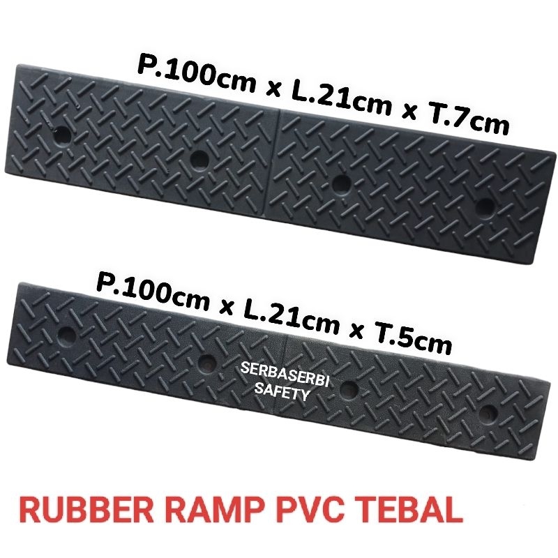 Jual RUBBER RAMP CURB 1MTR 5,6,7cm RUBBER RAMP KARET BERKUALITAS ...