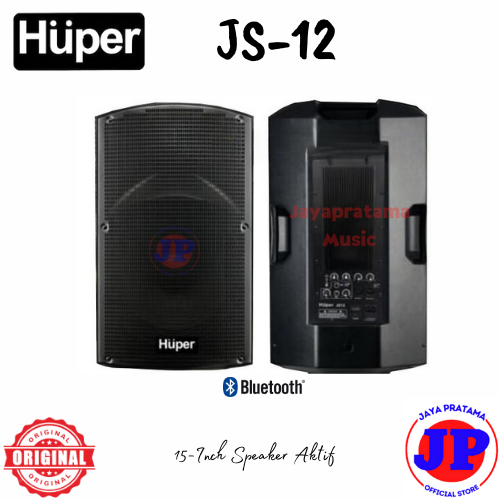 Jual Huper JS12 15-Inch Speaker aktif Bluetooth Huper Js-12 original | Shopee Indonesia