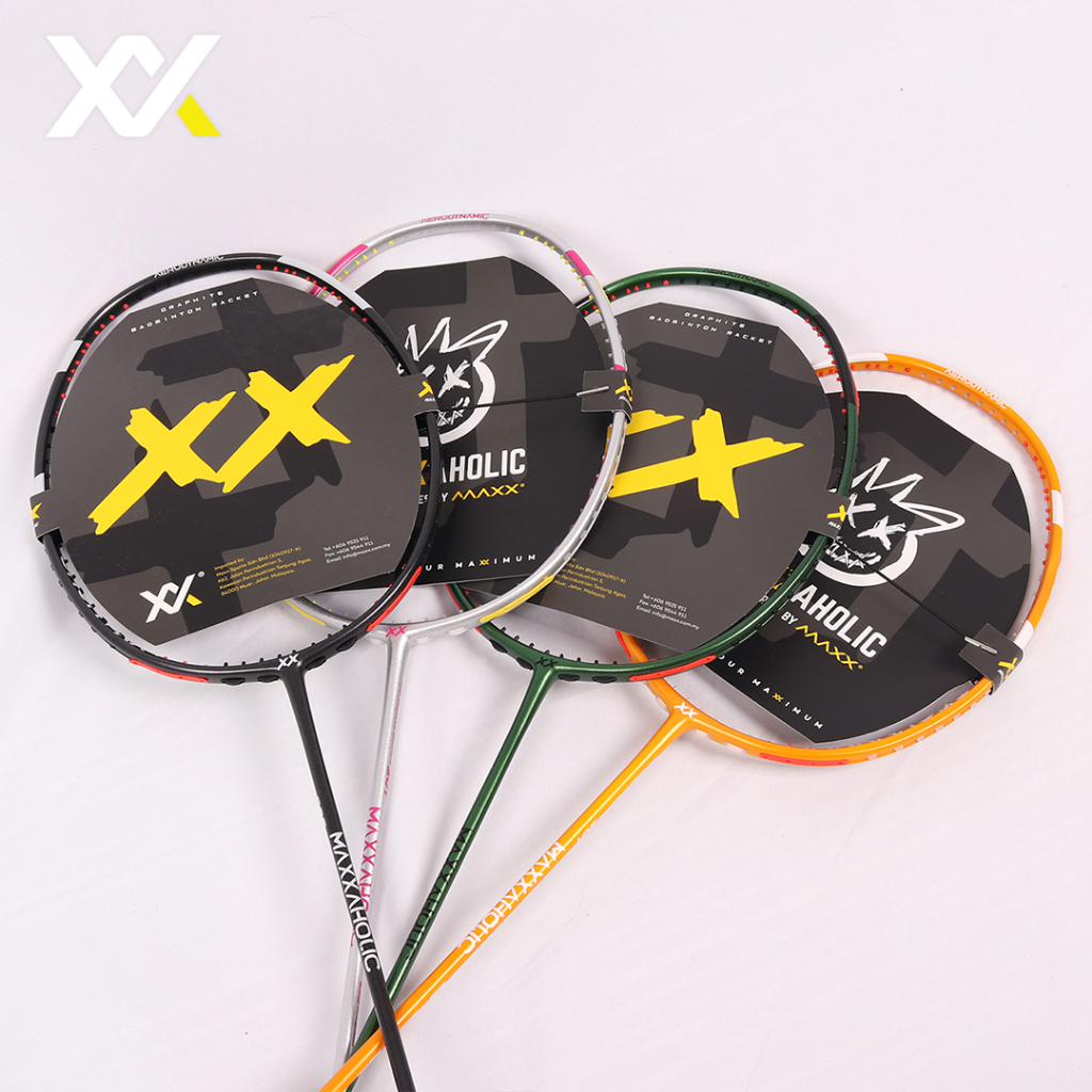 Jual Raket Badminton Maxx Original Holic 4 color Series | Shopee Indonesia