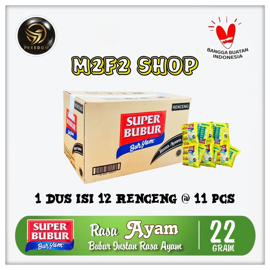 Jual Bubur Instan Super Bubur BURYAM Seduh Rasa Ayam Sachet - 22 gr ...