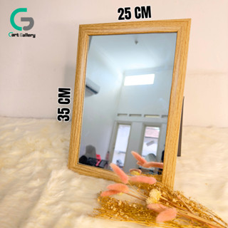 Jual Cermin Kaca Mirror Standing Aesthetic 35 X 25 cm Meja Rias Kamar ...