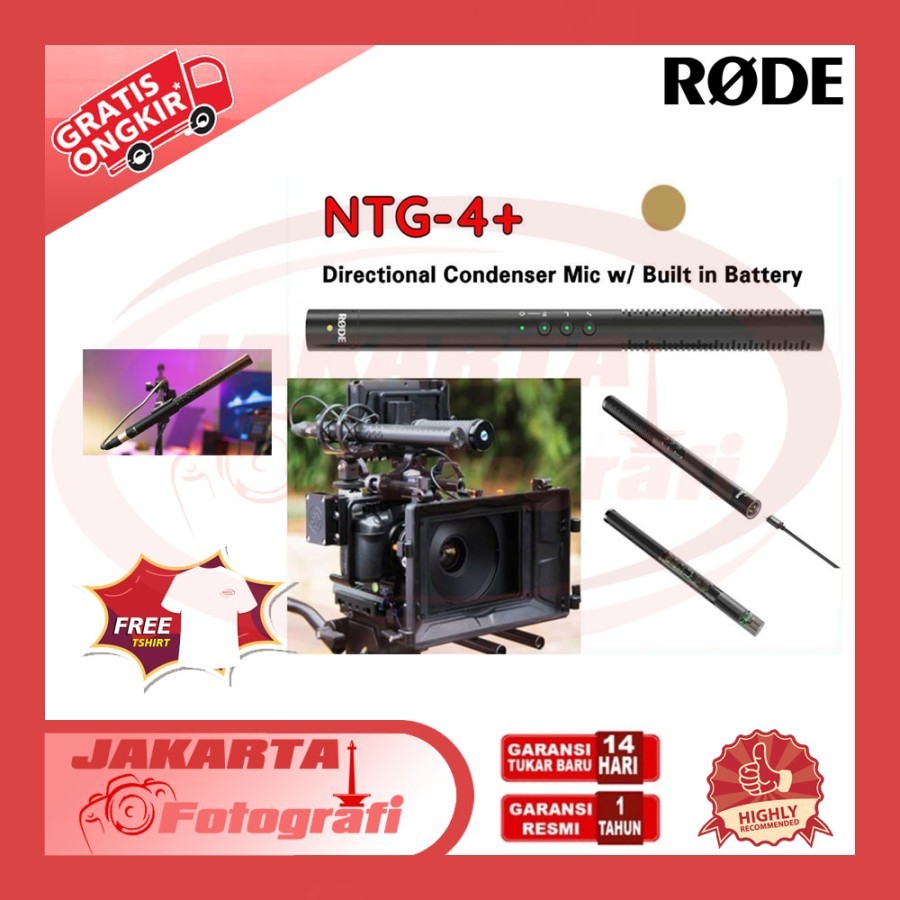 Jual Rode NTG4+ Shotgun Microphone | Shopee Indonesia