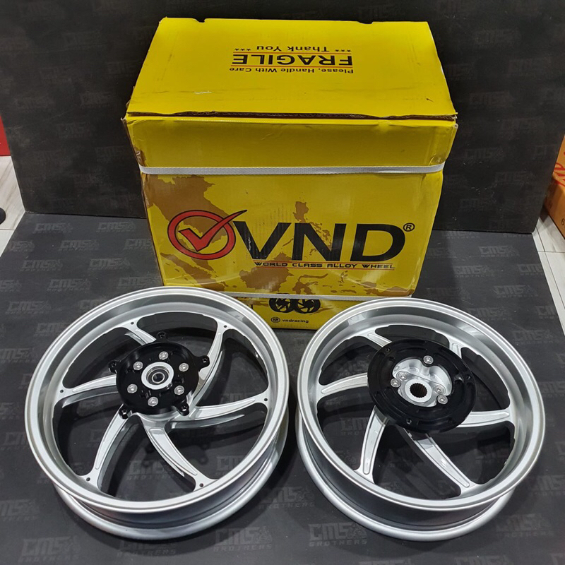 Jual Velg Velek VND Six Star Forged Rums Yamaha Xmax 250 300 Silver ...