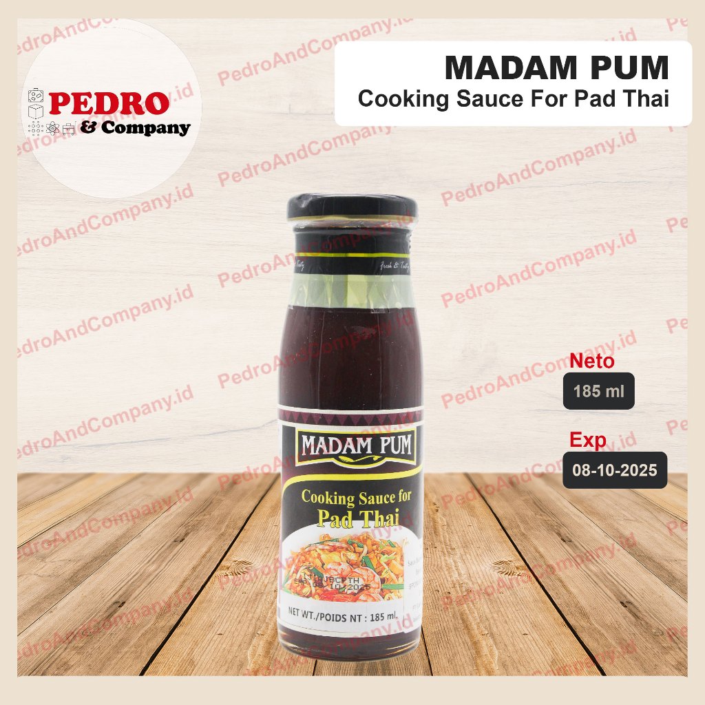 Jual Madam pum cooking sauce pad thai 185 gram - thai saus | Shopee ...