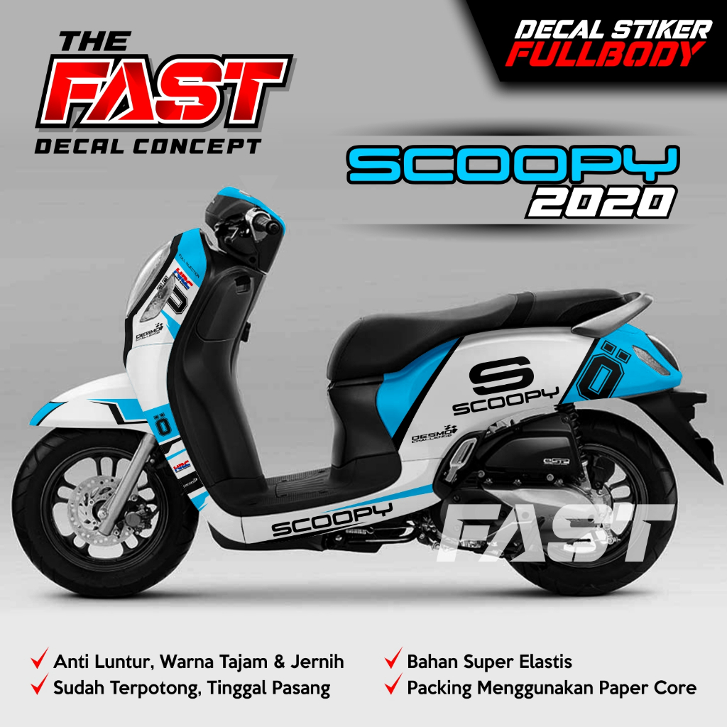 Jual Decal scoopy Decal Scoopy full body Full Blok Decal Scopy Dekal ...