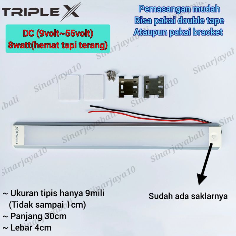 Jual lampu led atap mobil truk bis plafon kabin bagasi ruangan ...