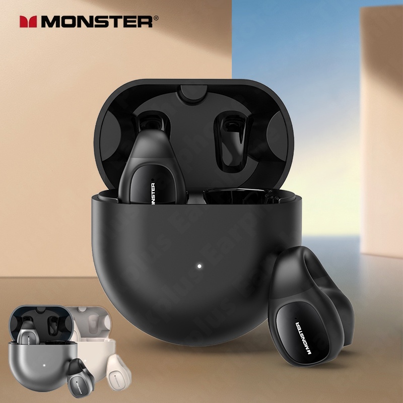 Jual 𝟭𝟬𝟬%𝗢𝗥𝗜 Monster Open Ear 200 Headset Bluetooth V5.3 True Wireless ...
