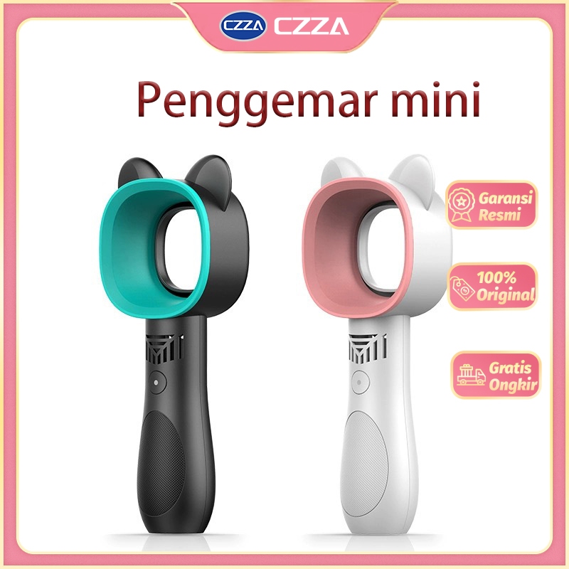 Jual CZZA Mini Wingless Portable Fan, Rabbit Ear USB Battery Charger ...