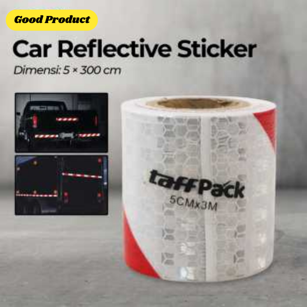 Jual Stiker Reflektor Mobil Motor Truk Pemantul Cahaya Sticker Warning ...