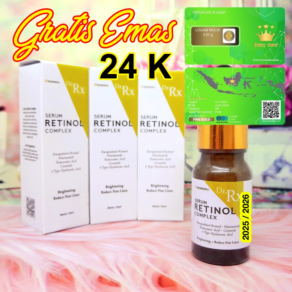 Jual DR RX Serum Retinol Complex 10 ml dengan Encapsulated Retinol ...