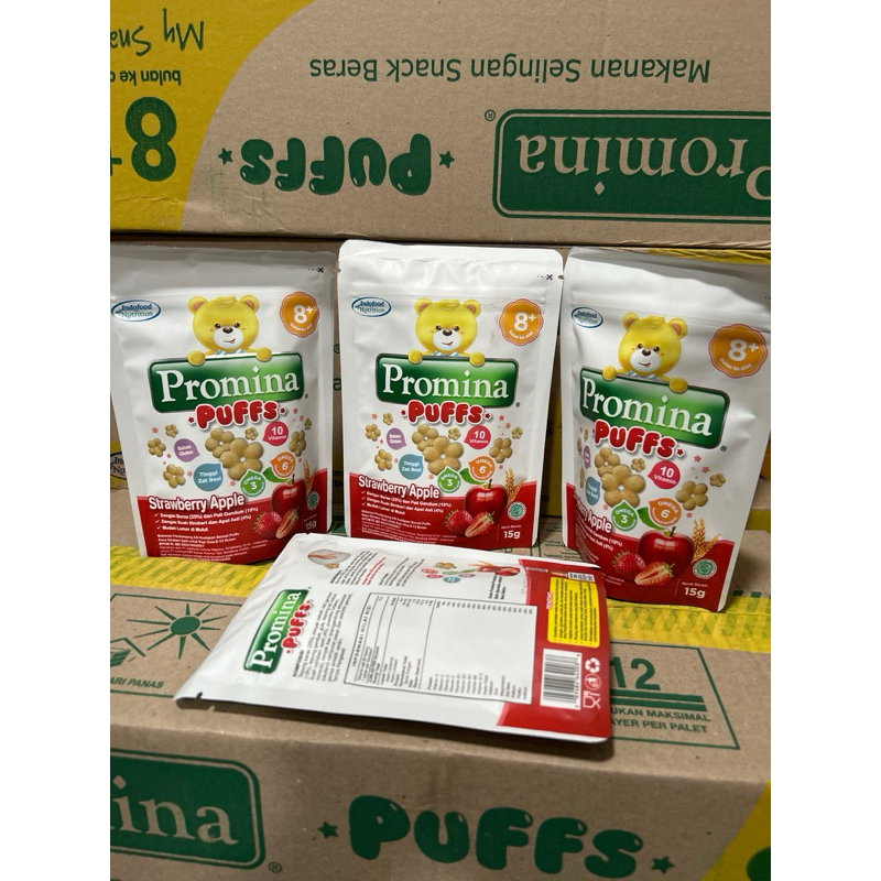 Jual promina puffs strawberry apple | Shopee Indonesia