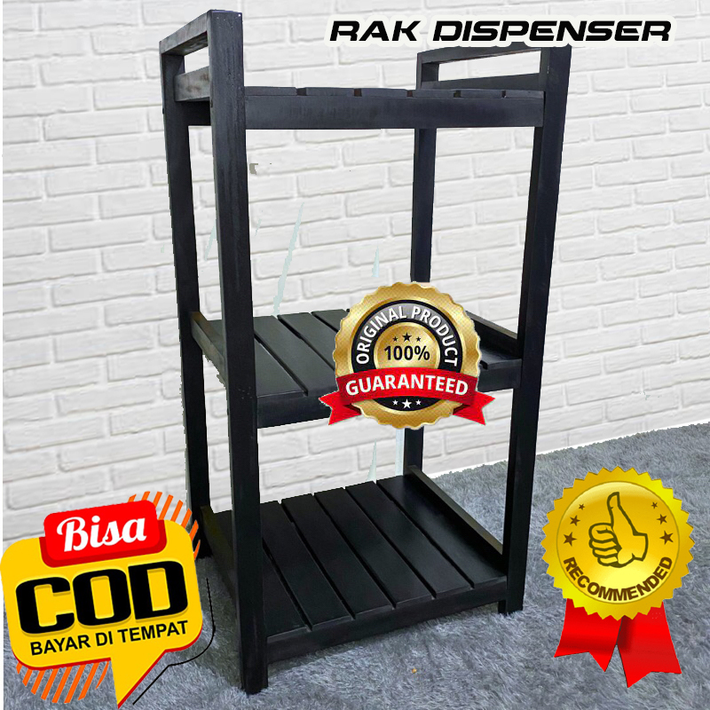 Jual FINISHING CAT HITAM Rak Dispenser 3 Susun Rak Susun Kayu Rak ...