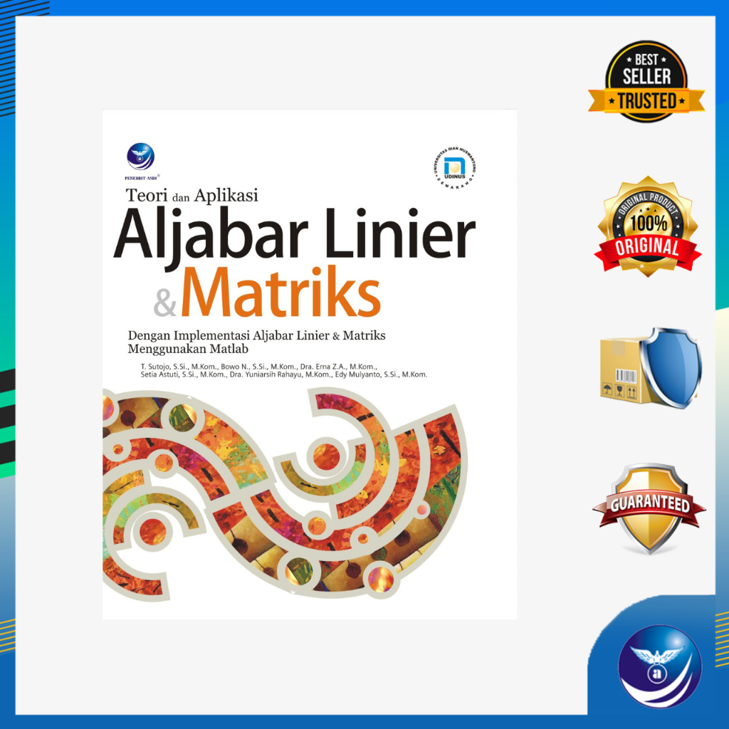 Jual Teori Dan Aplikasi Aljabar Linier Dan Matriks,Dengan Implementasi ... Jual Teori Dan Aplikasi Aljabar Linier Dan Matriks,Dengan Implementasi ...