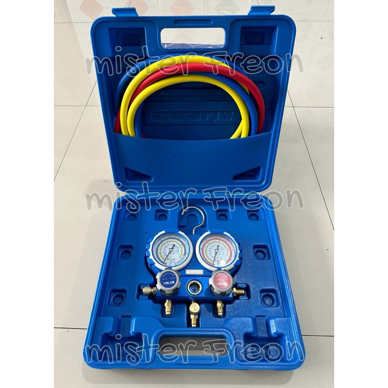 Jual Manifold VALUE Box | R32, R134a, R410a, R407c | Shopee Indonesia