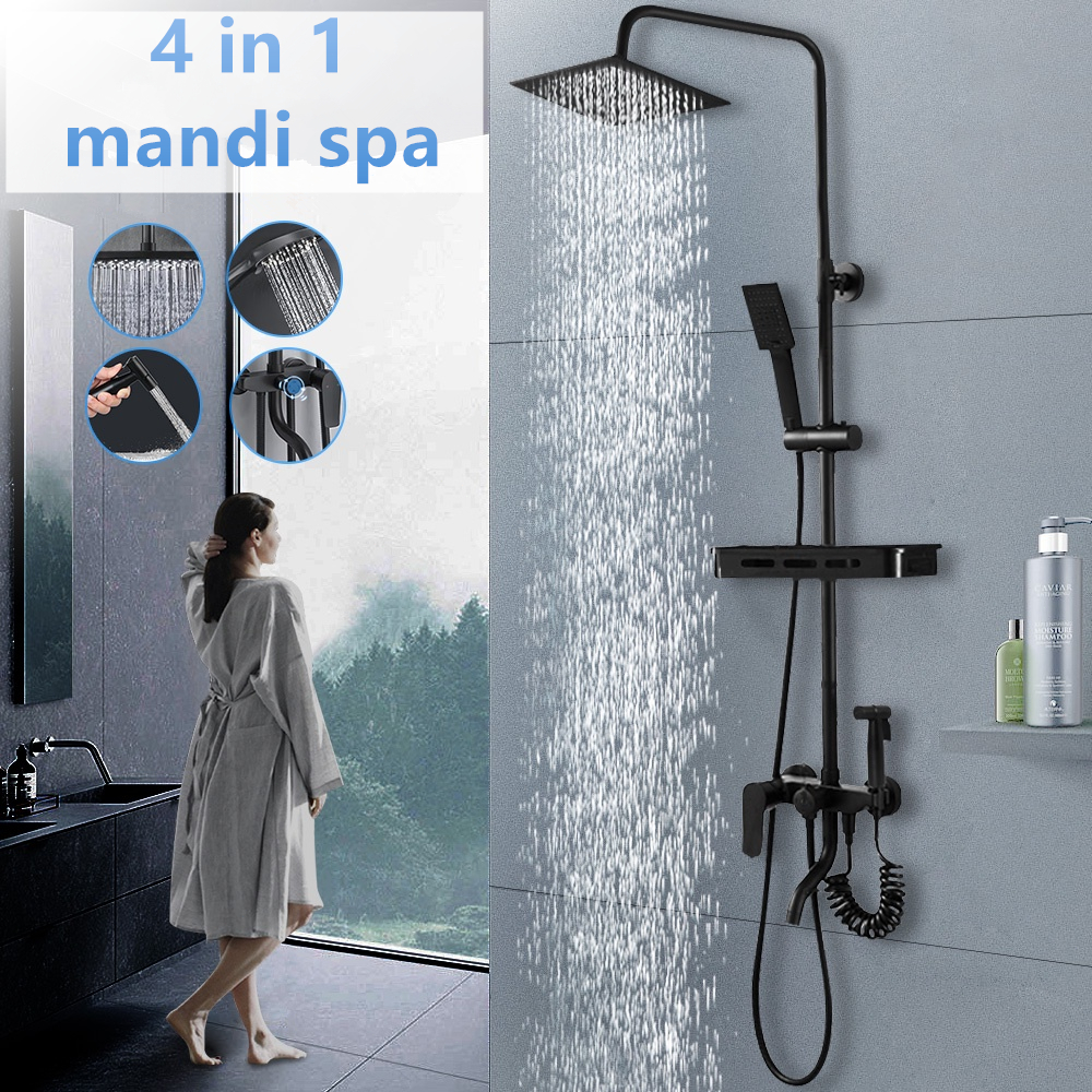 Jual SUS304 Shower Set Paket Lengkap Shower Besi Stainless Shower dan ...