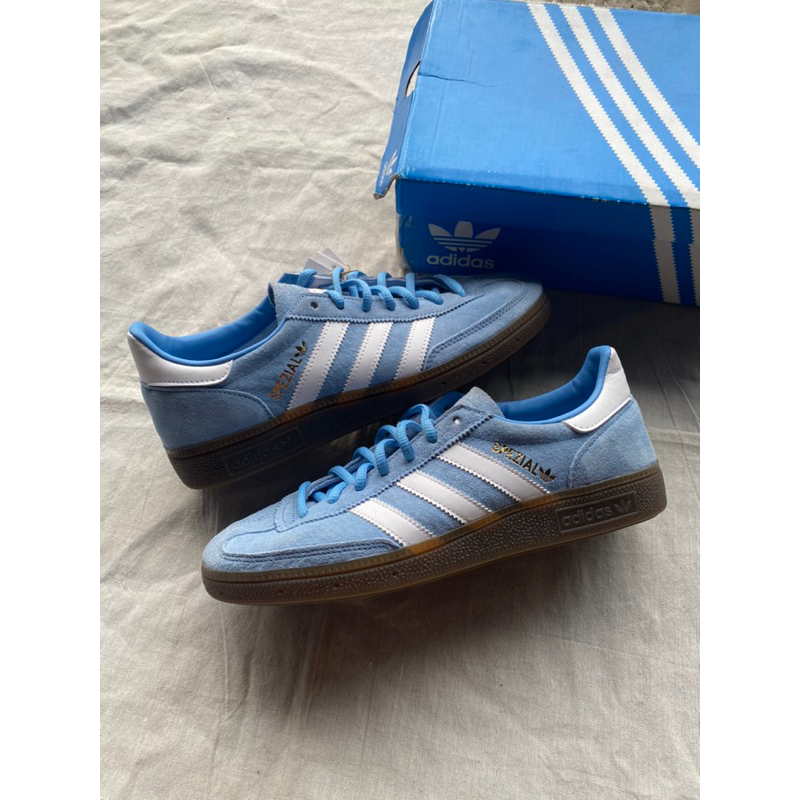 Jual Adidas handball spezial ice blue | Shopee Indonesia