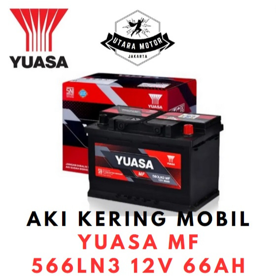 Jual YUASA Aki Kering Mobil MF 566LN3 370LN3 12V 66Ah LN3 Innova Diesel | Shopee Indonesia