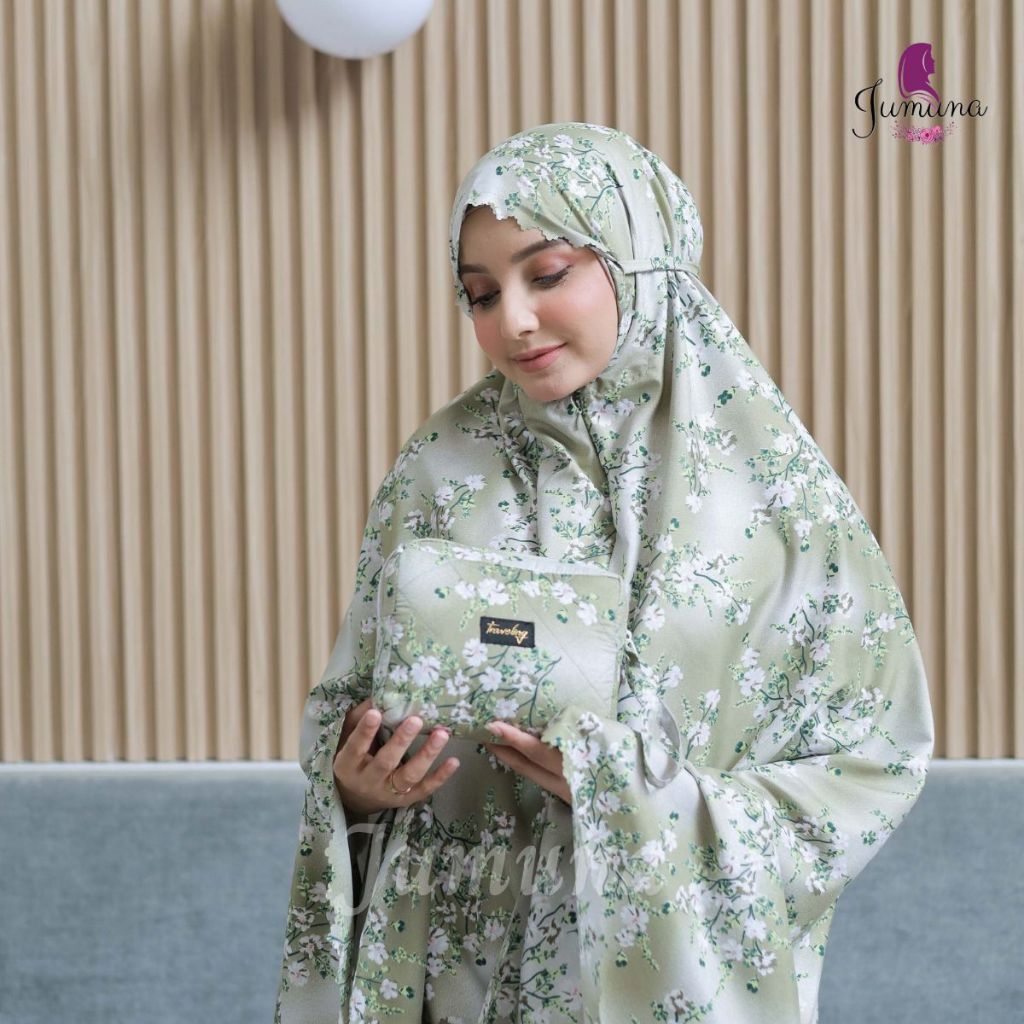 Jual Jumuna - Mukena Travelling Laser Cut Motif Floretta, Lindsay ...