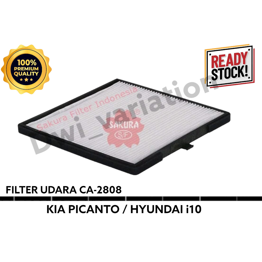 Jual FILTER CABIN AC PICANTO / HYUNDAI i10 SAKURA CA-2808 | Shopee ...