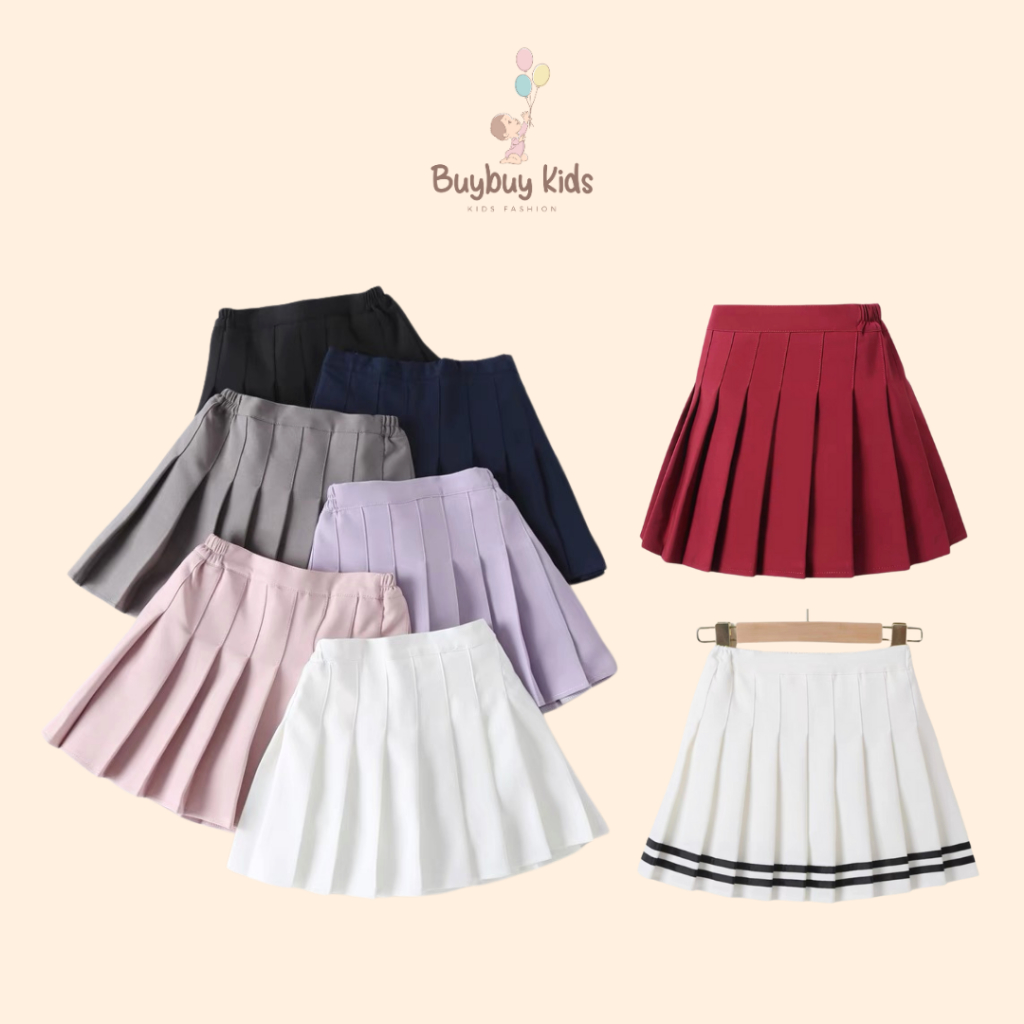 Jual ROK PENDEK ANAK PEREMPUAN - MEGAN MINI SKIRT - SKORT - Rok Mini ...